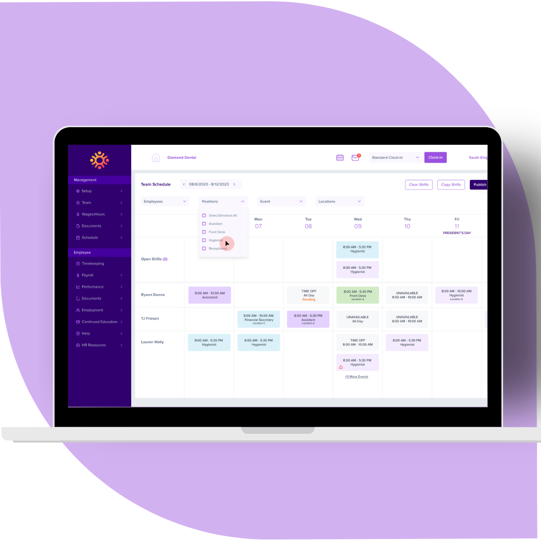 Practice CFO and HR for Health