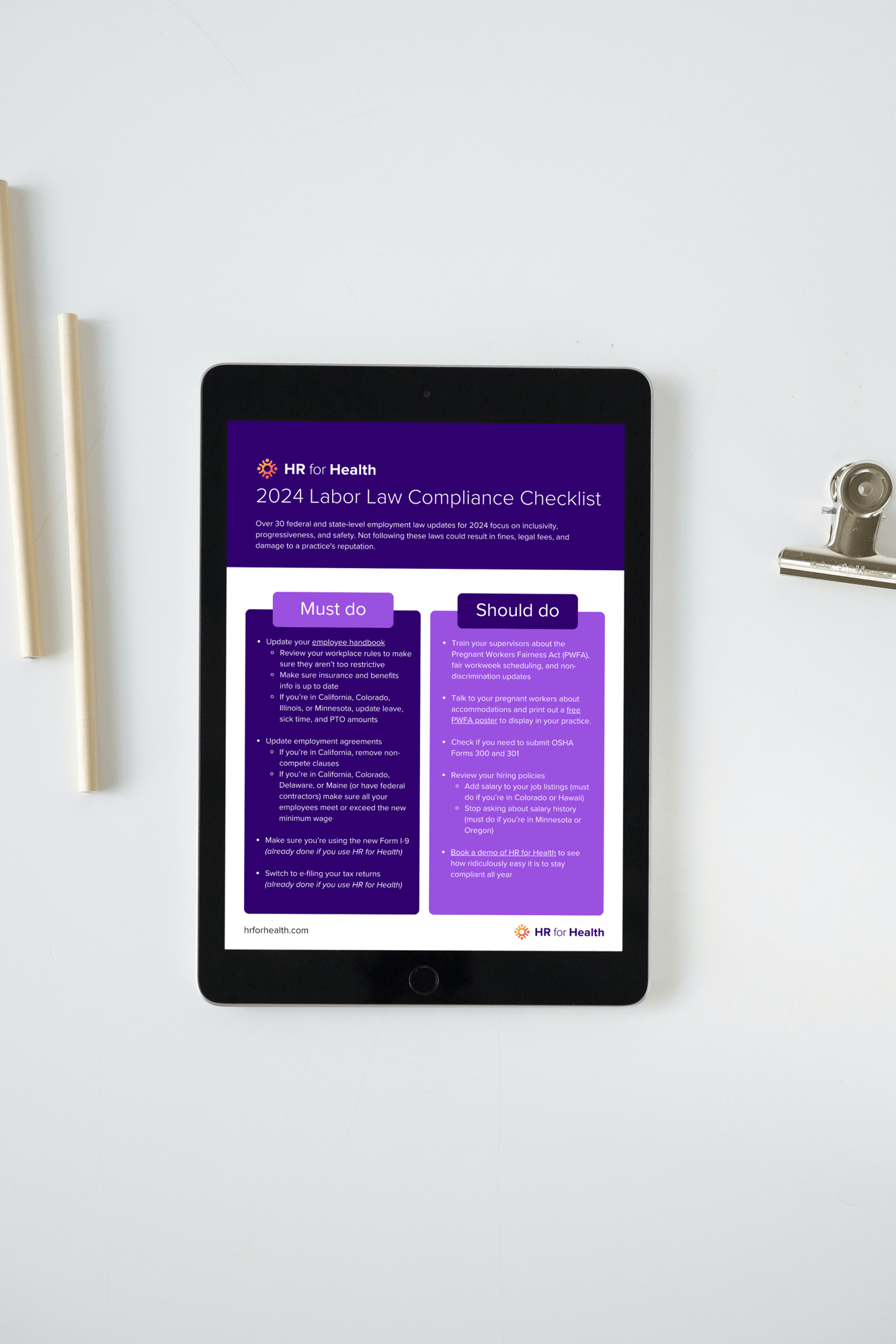 Labor Law Compliance Checklist