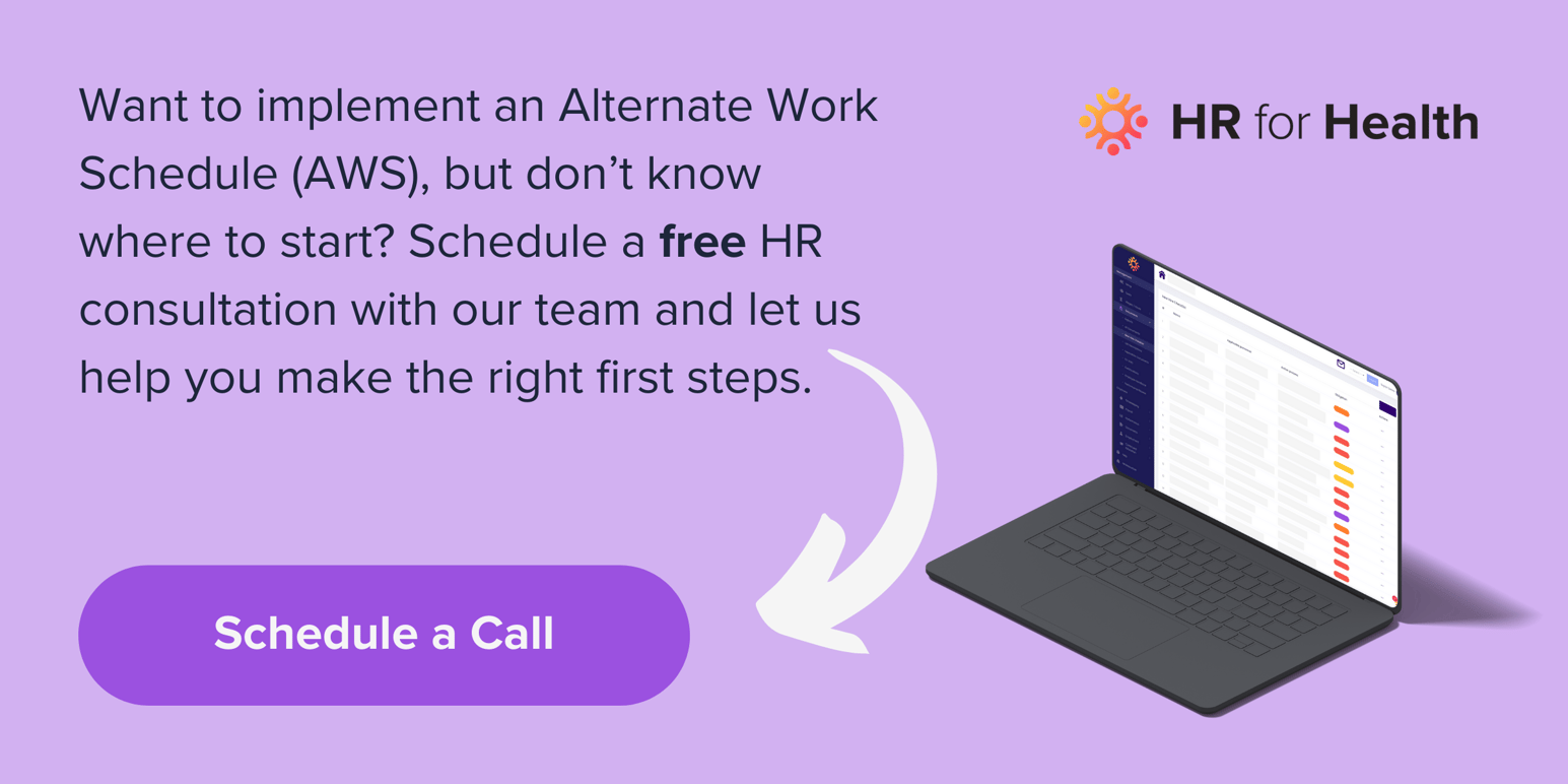 Five Steps to Alternate Work Schedules in California